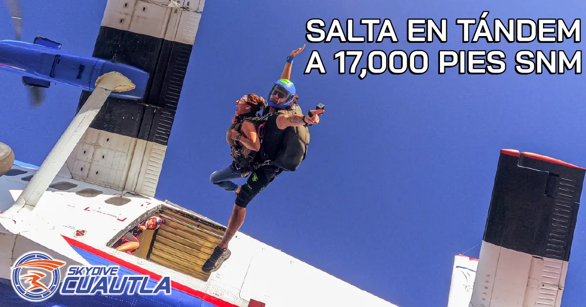 skydive cuautla: aviéntate a volar en paracaidas.